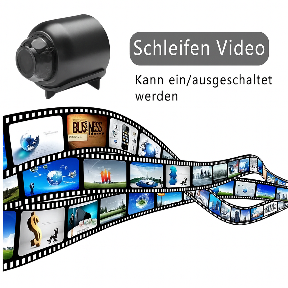 Mini Bewakingscamera | WLAN Toegang op Afstand | Nachtzicht & Beweging